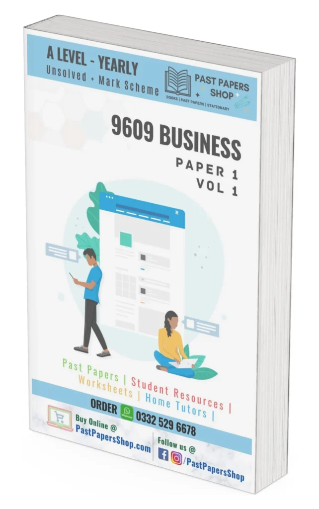 A Level Business (9609) P-1 Past Papers - Past Papers | AQA | SQA ...