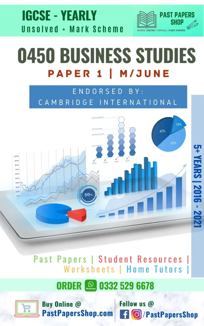 IGCSE Business Studies (0450) P-1 Past Papers - Past Papers | AQA | SQA ...